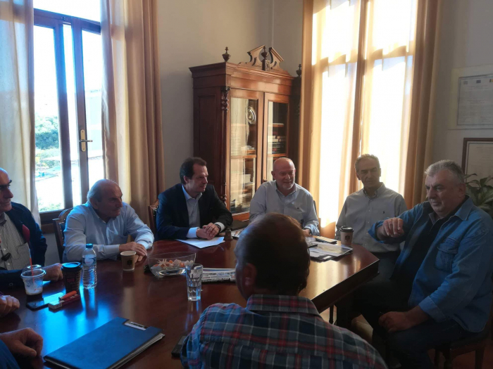 Επίσκεψη του Γενικού Γραμματέα Υποδομών Γ. Δέδε στο Δήμο Ξυλοκάστρου ...