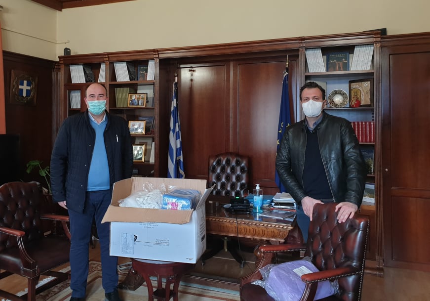 Υγειονομικό υλικό στον Ιατρικό Σύλλογο Κορινθίας - KorinthosTV