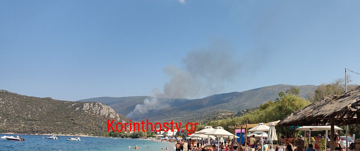 Ανεξέλεγκτη η φωτιά στο Κατακάλι Κορινθίας (video-φώτο) - KorinthosTV