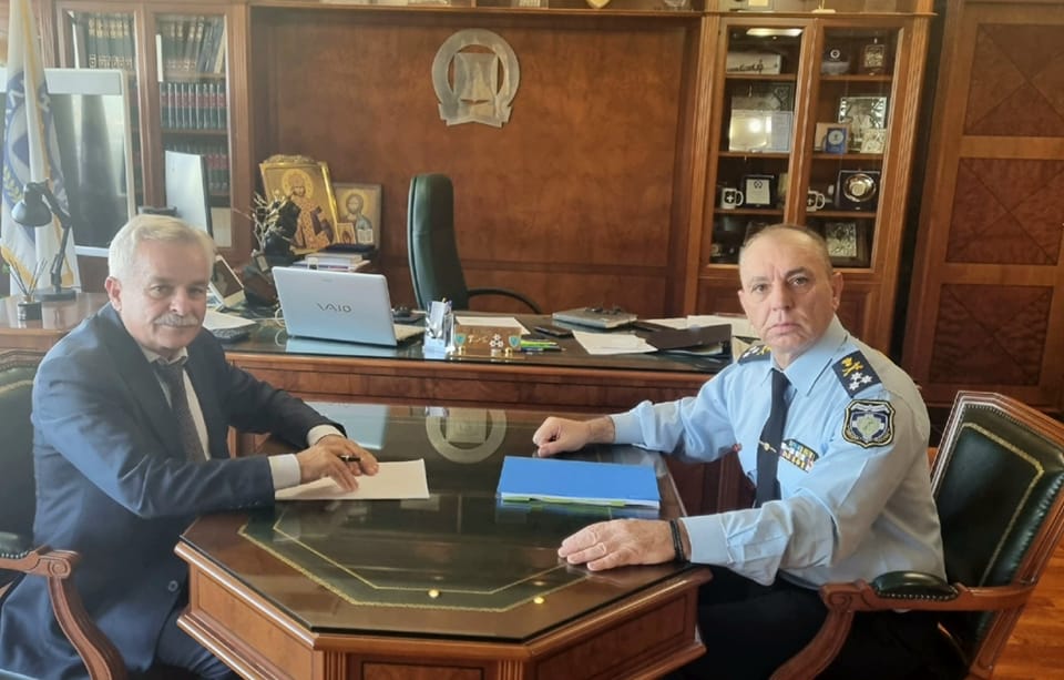 ΣΥΝΑΝΤΗΣΗ ΚΩΝΣΤΑΝΤΙΝΟΥ ΚΟΛΛΙΑ ΜΕ ΤΟΝ ΑΡΧΗΓΟ ΤΗΣ ΕΛΛΗΝΙΚΗΣ ΑΣΤΥΝΟΜΙΑΣ ...