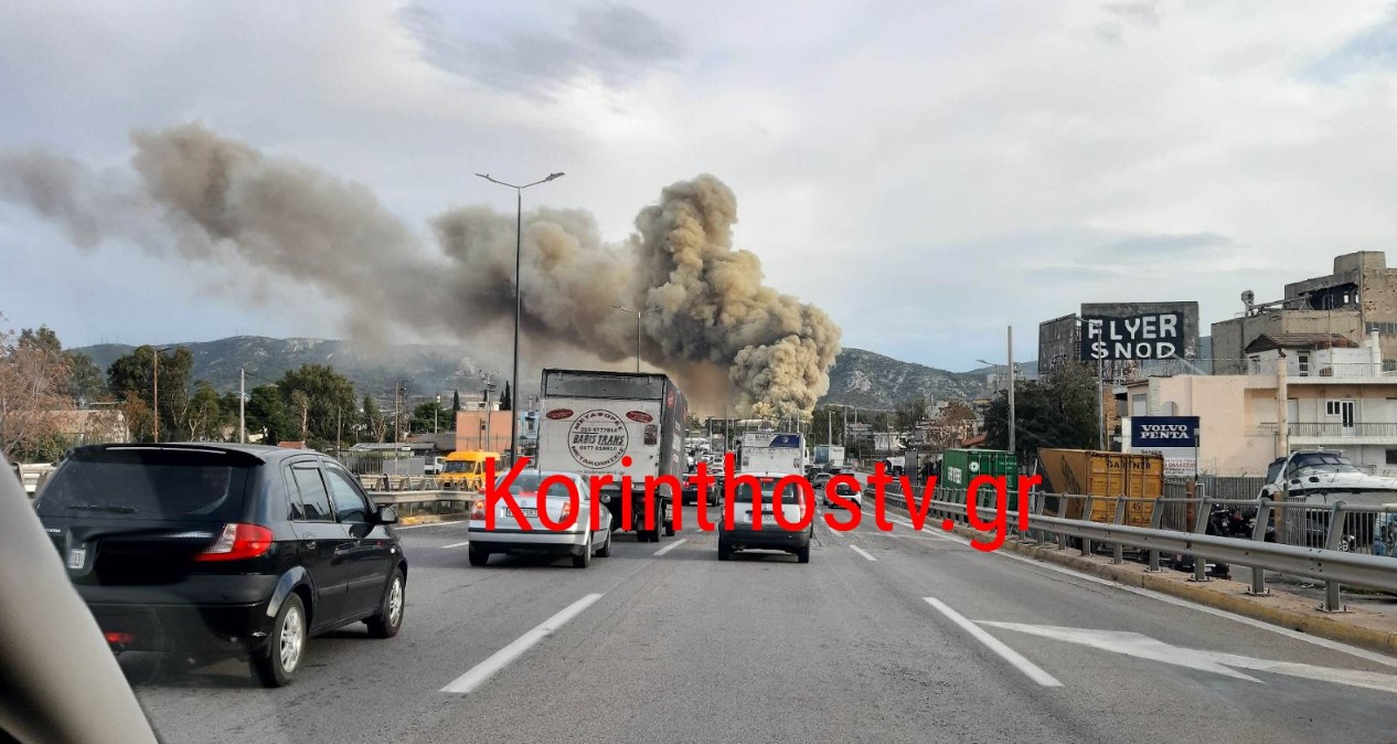 Φωτιά στον Ασπρόπυργο σε εργοστάσιο διαχείρισης αποβλήτων (video- φώτο ...