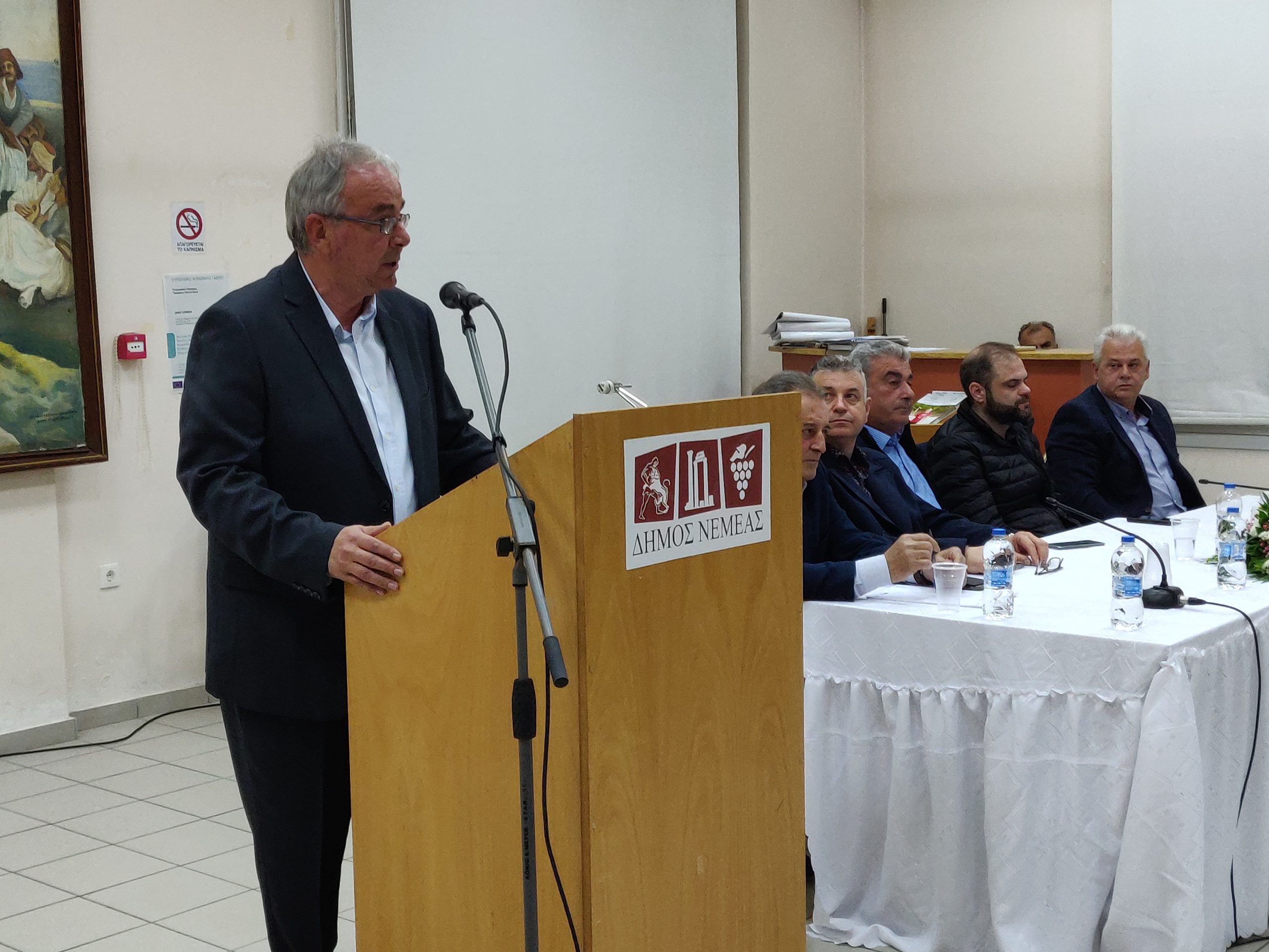Ο δήμαρχος Νεμέας Κων/νος Φρούσιος έκανε τον απολογισμό της τριετίας ...
