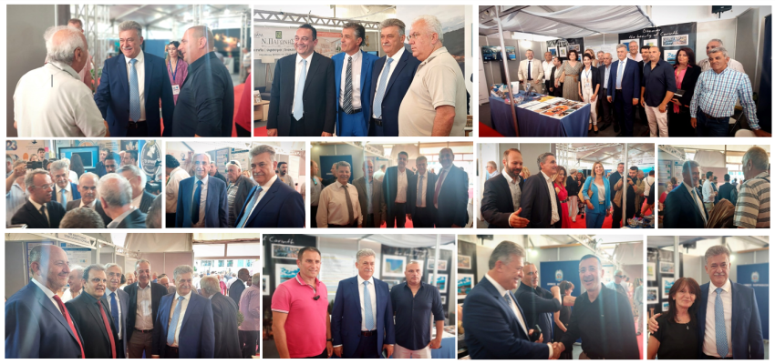 Ο Δήμαρχος Κορινθίων Βασίλης Νανόπουλος στην έκθεση «ΚΟΡΙΝΘΙΑ 2023 ...