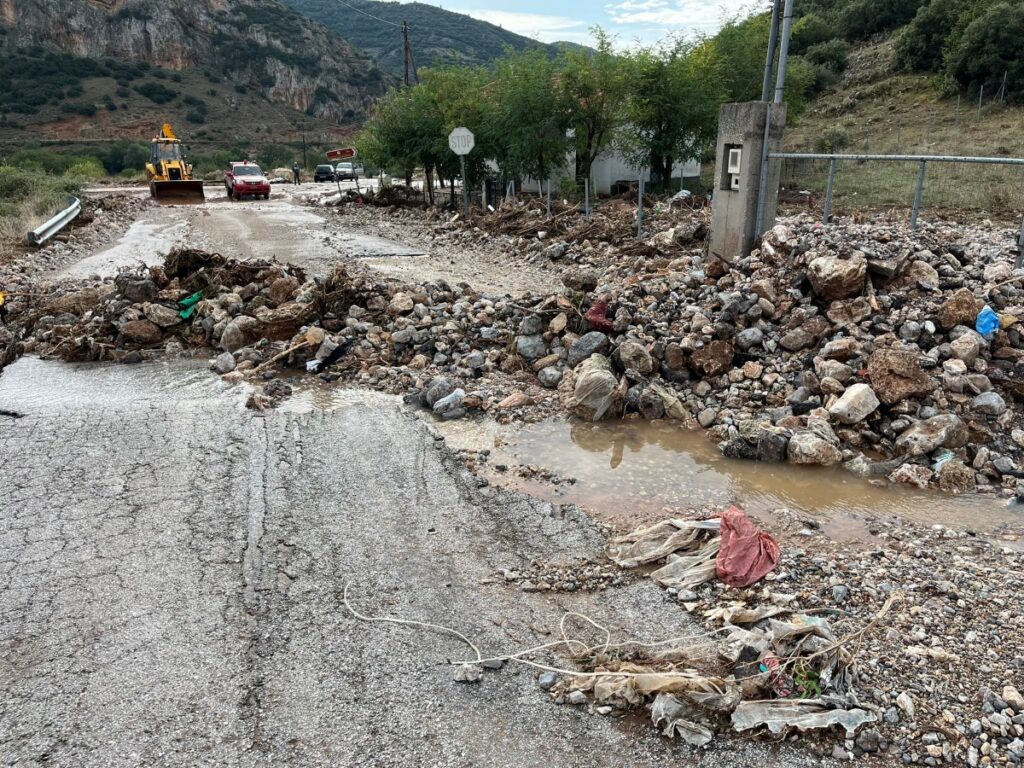 Στυμφαλία: Ζημιές σε αγροτική παραγωγή και σε υποδομές - KorinthosTV