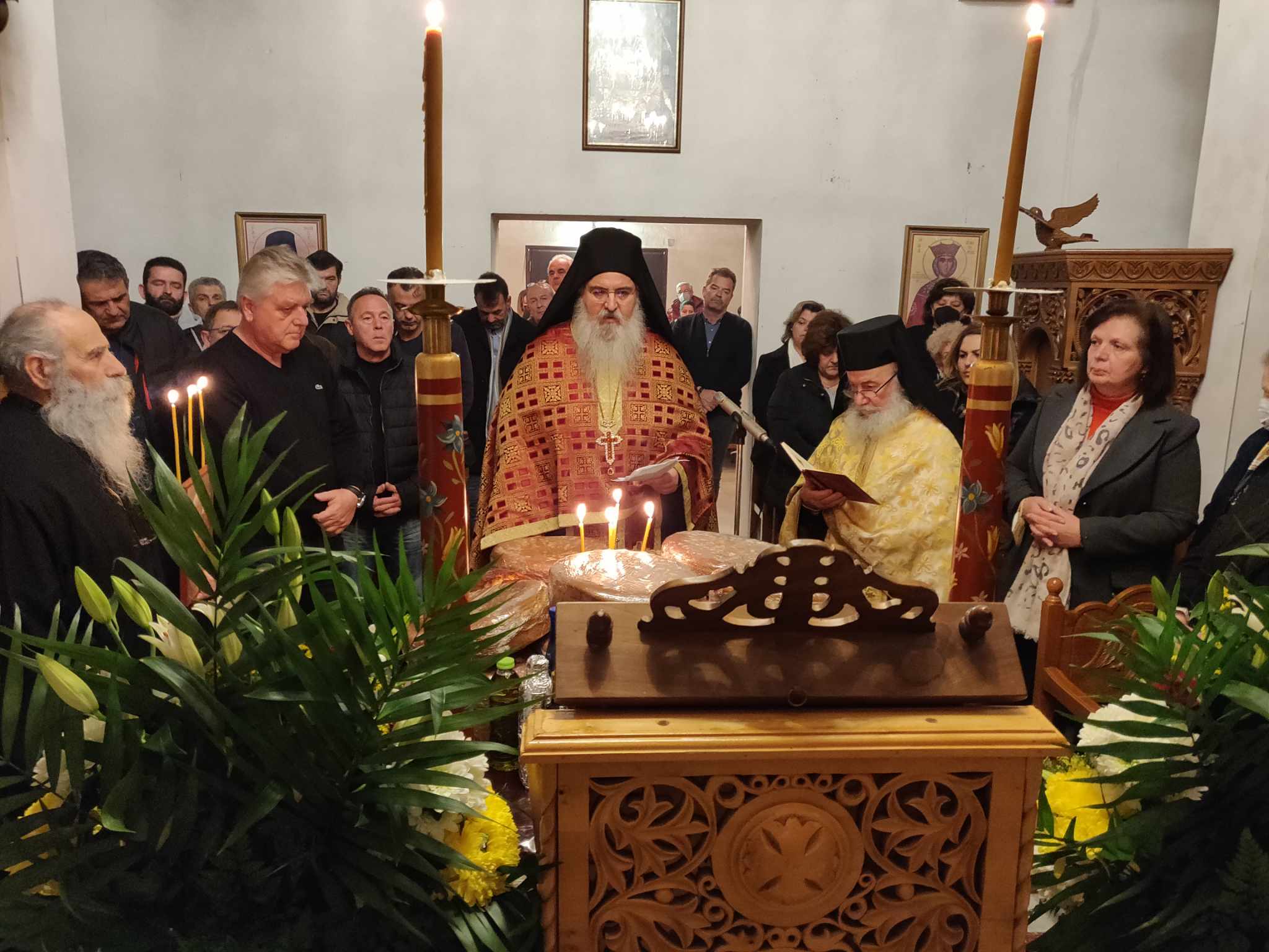 Πουλίτσα Κορινθίας: Ο Μέγας Πανηγυρικός εσπερινός στην Ιερά Μονή Αγίου ...
