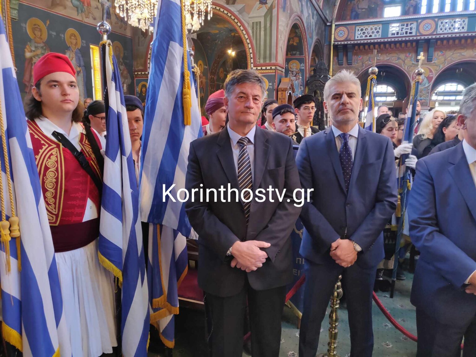Κόρινθος: Με λαμπρότητα η Δοξολογία για την 25η Μαρτίου στον Ιερό Ναό ...