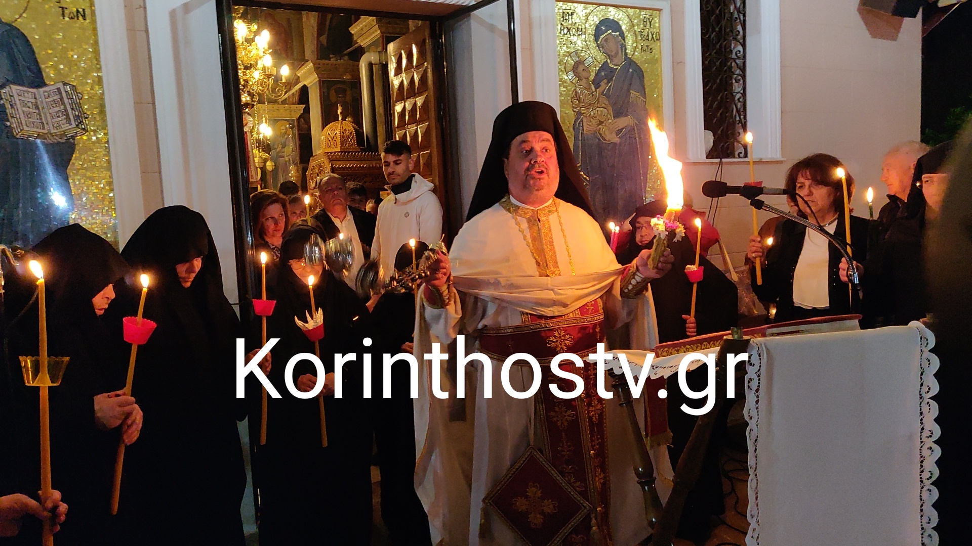 Η Ανάσταση στην Ιερά Μονή Παναγίας Φανερωμένης Χιλιομοδίου (video-φωτο ...