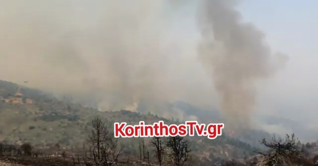 Φωτιά στη Δυτική Κορινθία: Μάχη για τρίτη ημέρα - Βοήθεια από την Ε.Ε ...