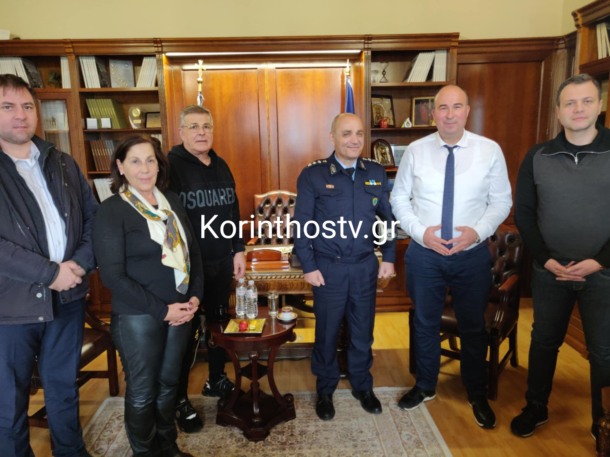 Εθιμοτυπική επίσκεψη του νέου αστυνομικού διευθυντή Α.Δ Κορινθίας στους ...