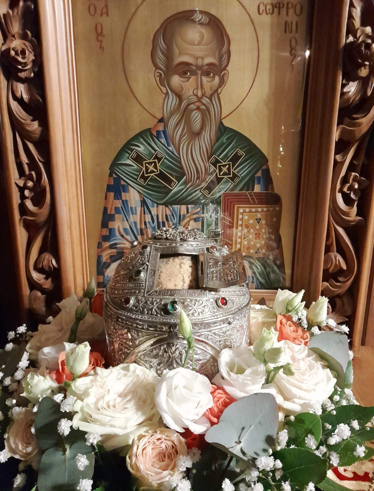 Η εορτή του Αγίου Σωφρονίου, Πατριάρχου Ιεροσολύμων στην Ιερά Μονή ...
