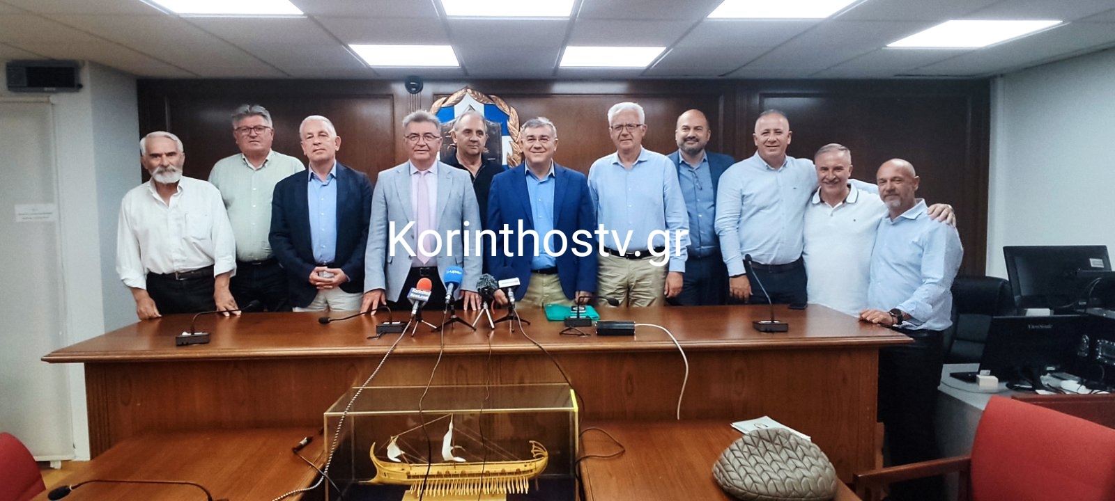 Σύσκεψη Δημάρχων Κορινθίας με τον Γ.Γ. Διαχείρισης Αποβλήτων Μανώλη ...
